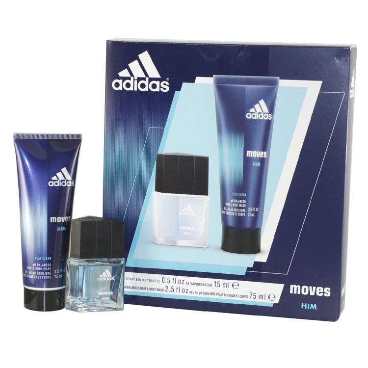 Adidas Moves Cologne 2 Pc. Gift Set by Adidas | 99Perfume.com