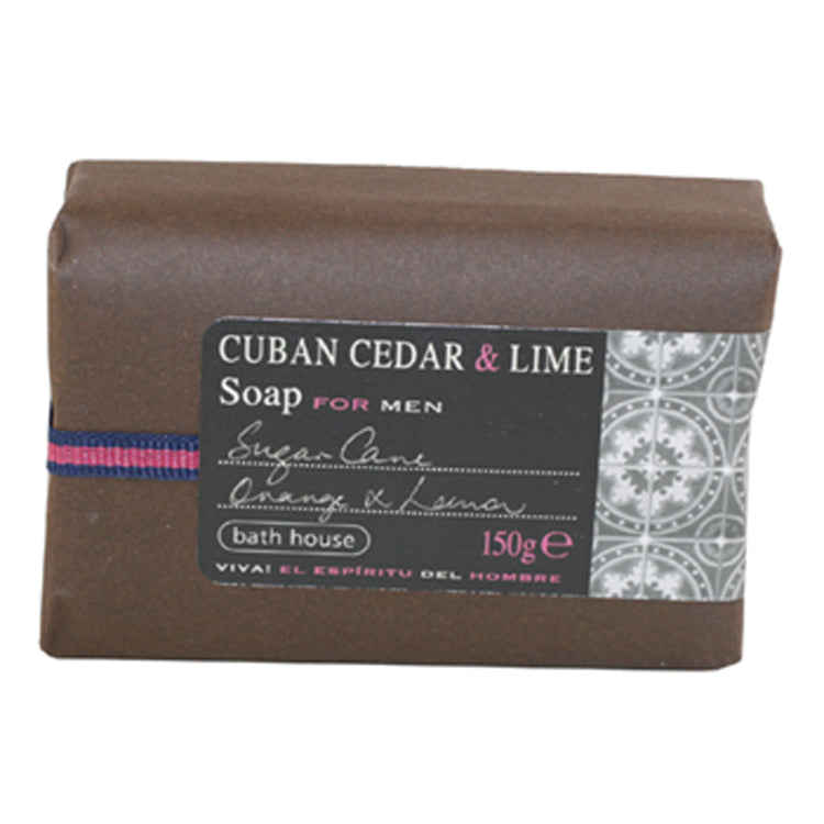 Cuban Cedar & Lime Soap by The Bath House | 99Perfume.com